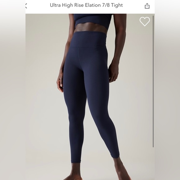 Athleta | Pants & Jumpsuits | Athleta Ultra High Rise Elation 78 Tight ...